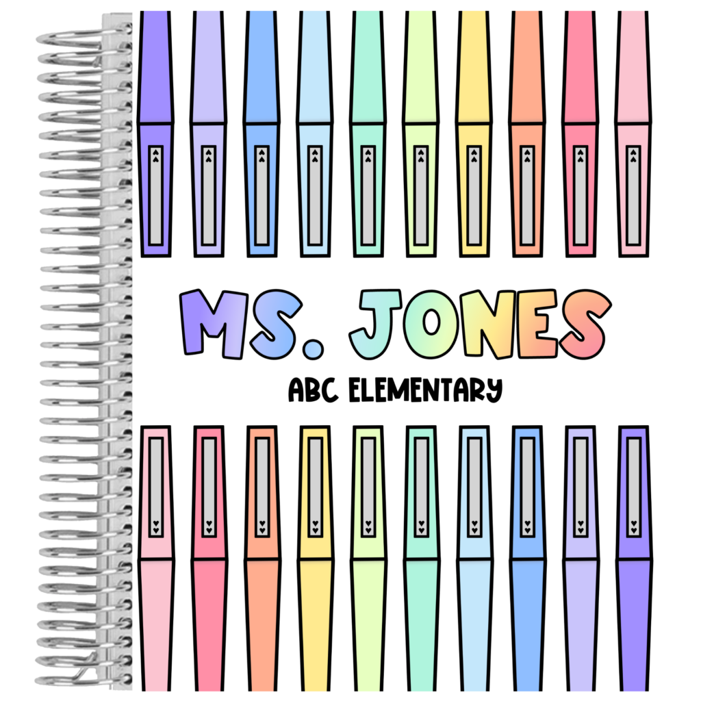 Customized Teacher Planners - The Teaching Texan
