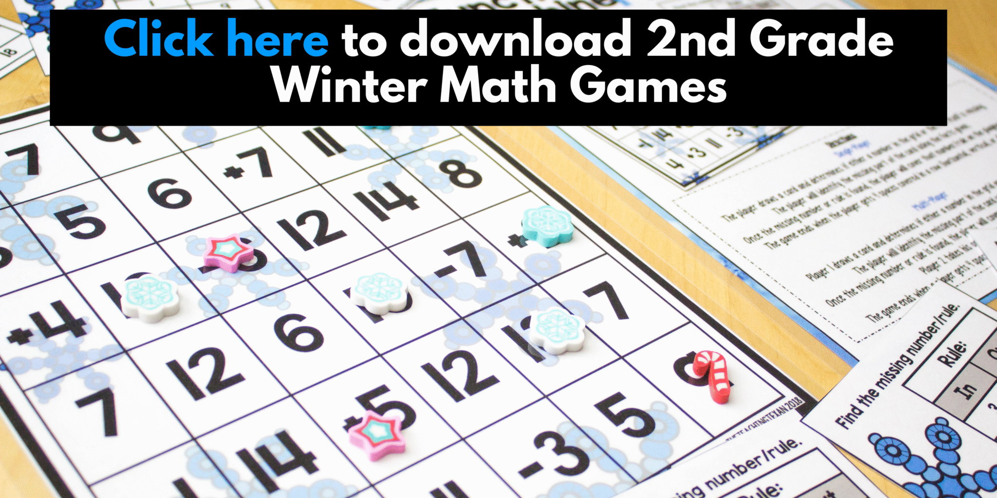 2nd grade Winter Math Games that Will Save Your Sanity this winter ...