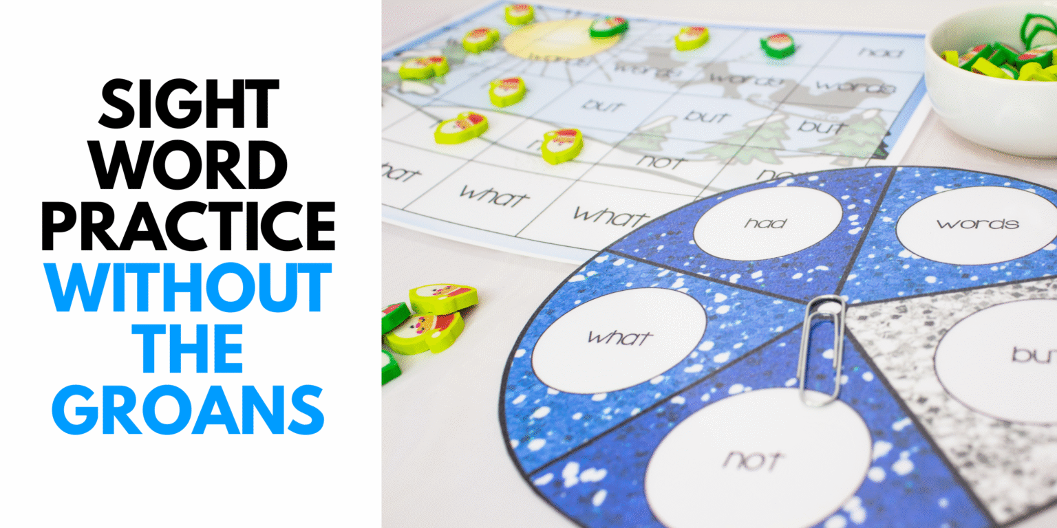 Stress-Free Winter Reading Games for Kindergarten (5 Centers Kids Love ...