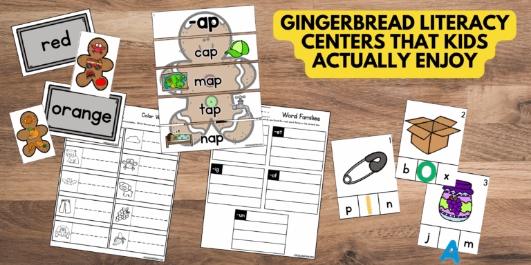 Bring the magic with Gingerbread Man Activities for Kindergarten ...