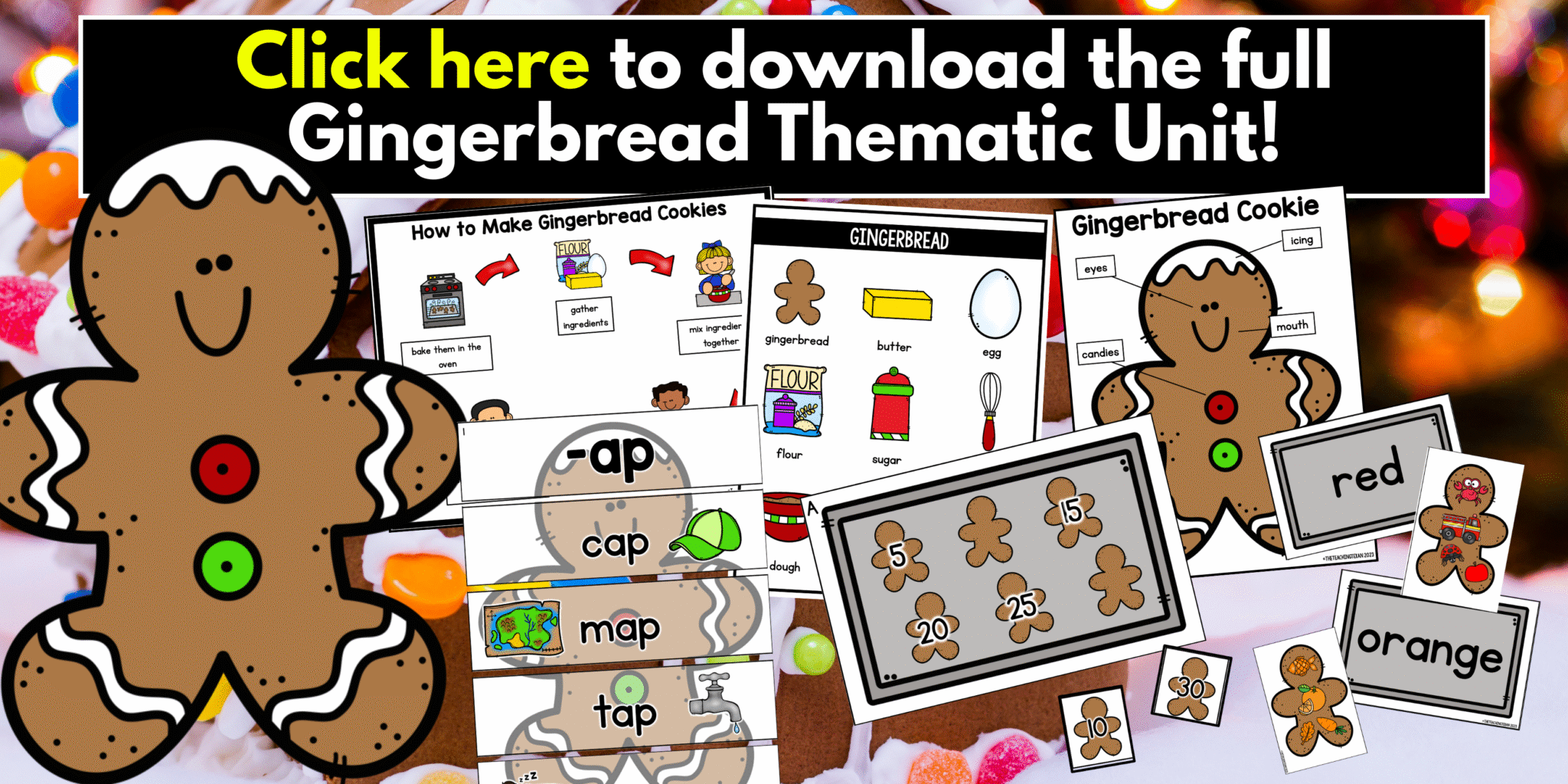 Bring the magic with Gingerbread Man Activities for Kindergarten ...