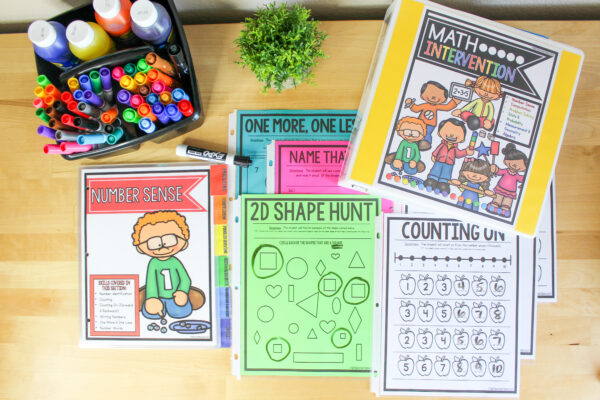 Kindergarten Math Intervention: A Simple, No-Prep System That Actually ...